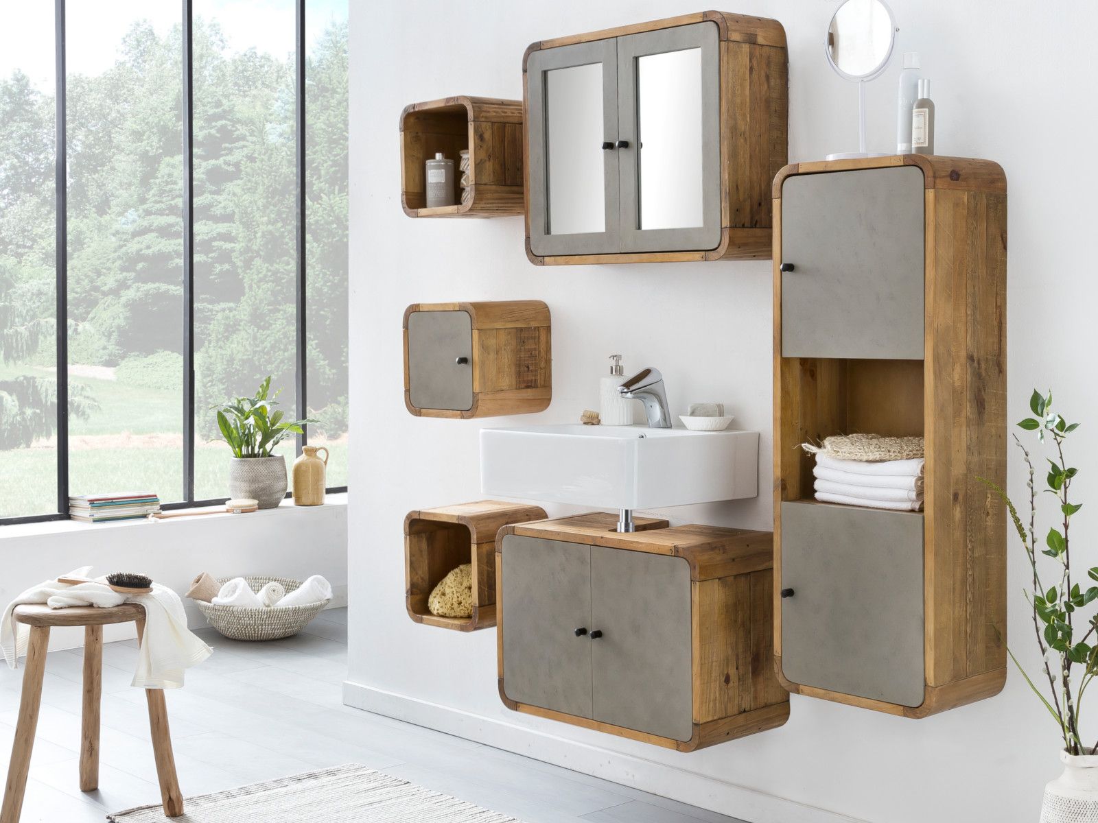 Badmöbel-Sets aus Holz kaufen » Bad-Sets