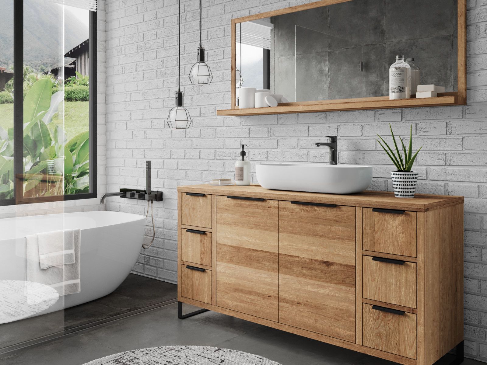 Badmöbel-Sets aus Holz kaufen » Bad-Sets